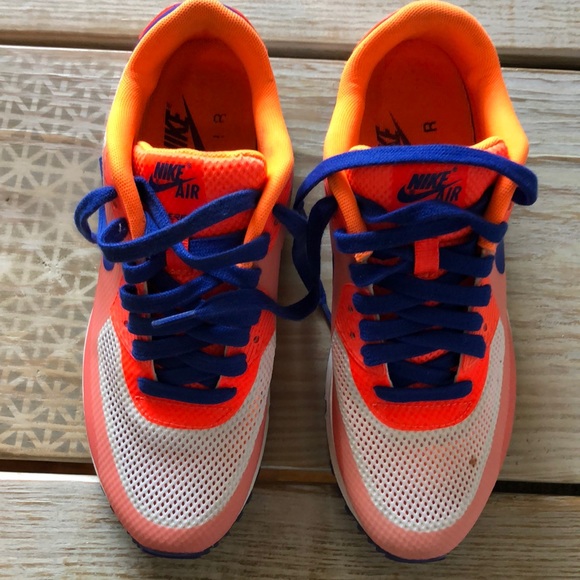 Nike | Shoes | Nike Air Max Hyperfuse Premium Orange Blue Coral | Poshmark
